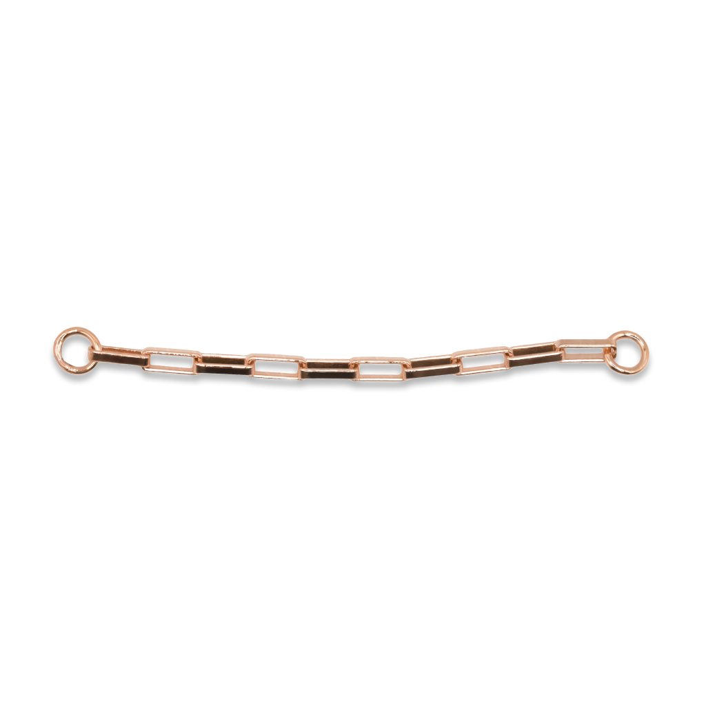 14Kt Gold Elongated Box Chain – ARAKNA Body Jewelry