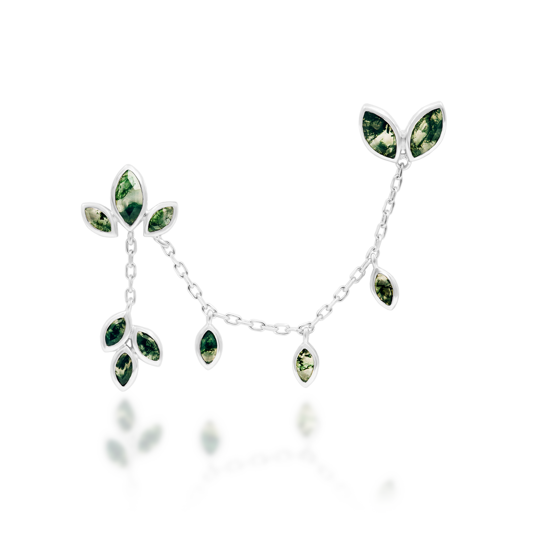 14K Gold Luthier Moss Chain Threadless End – ARAKNA Body Jewelry